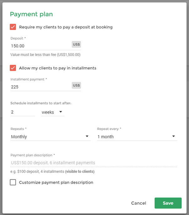 Setting Up Payment Plans For Packages Programs And Services Help Setting Up Payment Plans For Packages Programs And Services Help