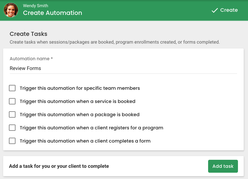 Create Tasks Automations – Help @ Practice Better Create Tasks Automations – Help @ Practice Better
