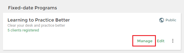 Sharing a Link to My Program Registration Page – Help @ Practice Better