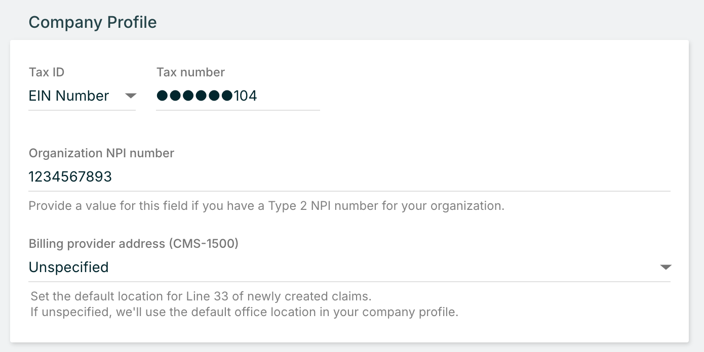Setting up your Insurance Billing Profile – Help @ Practice Better