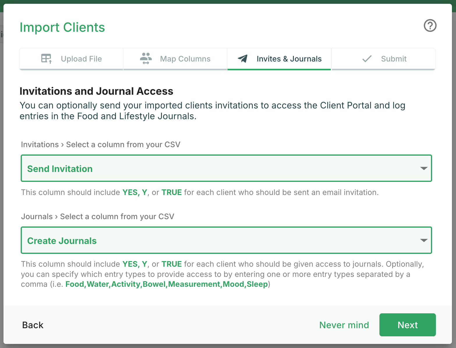 Importing Your Clients – Help @ Practice Better