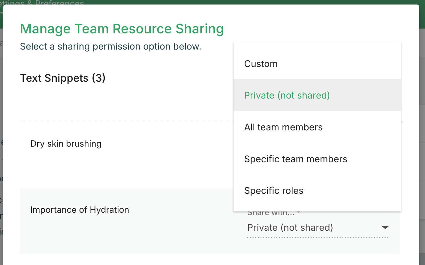 Using Text Snippets – Help @ Practice Better