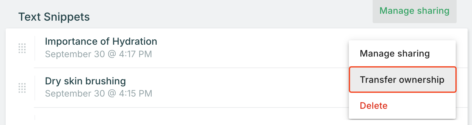 Using Text Snippets – Help @ Practice Better