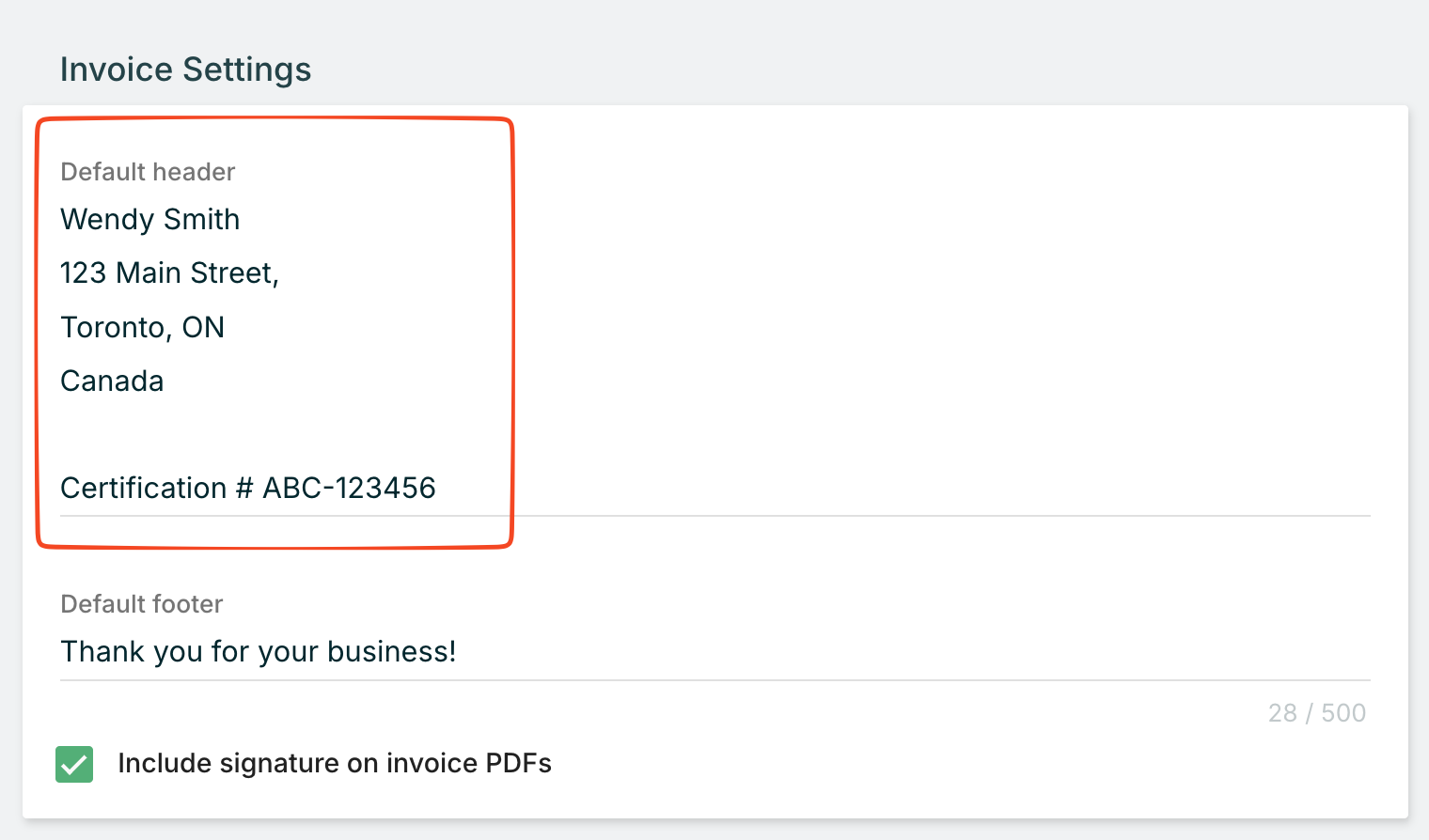 Configuring Invoice & Payment Settings – Help @ Practice Better